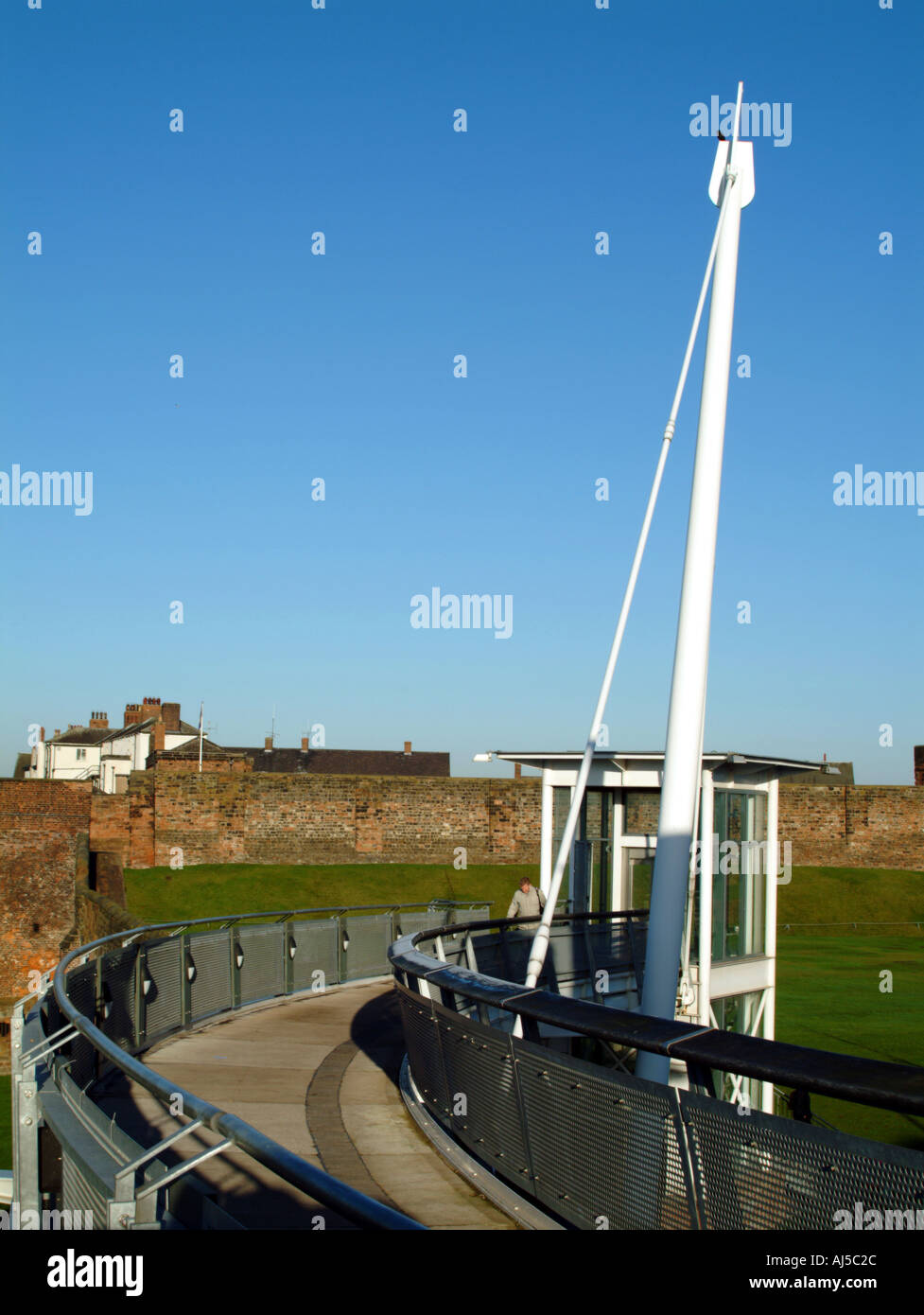 Carlisle Castleway Bridge Stock Photo - Alamy