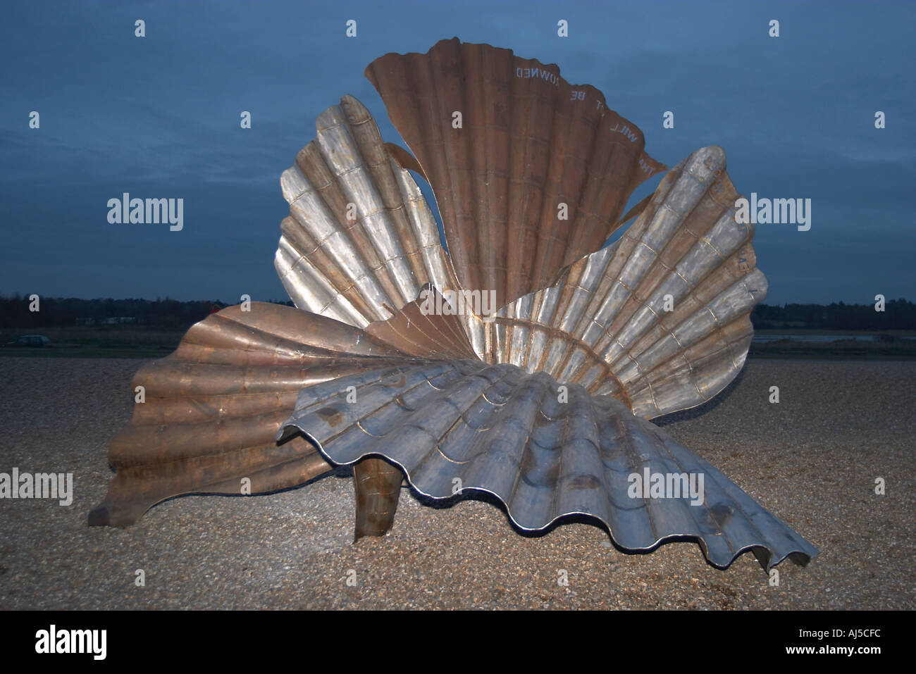 The Scallop, Aldeburgh Beach Stock Photo - Alamy