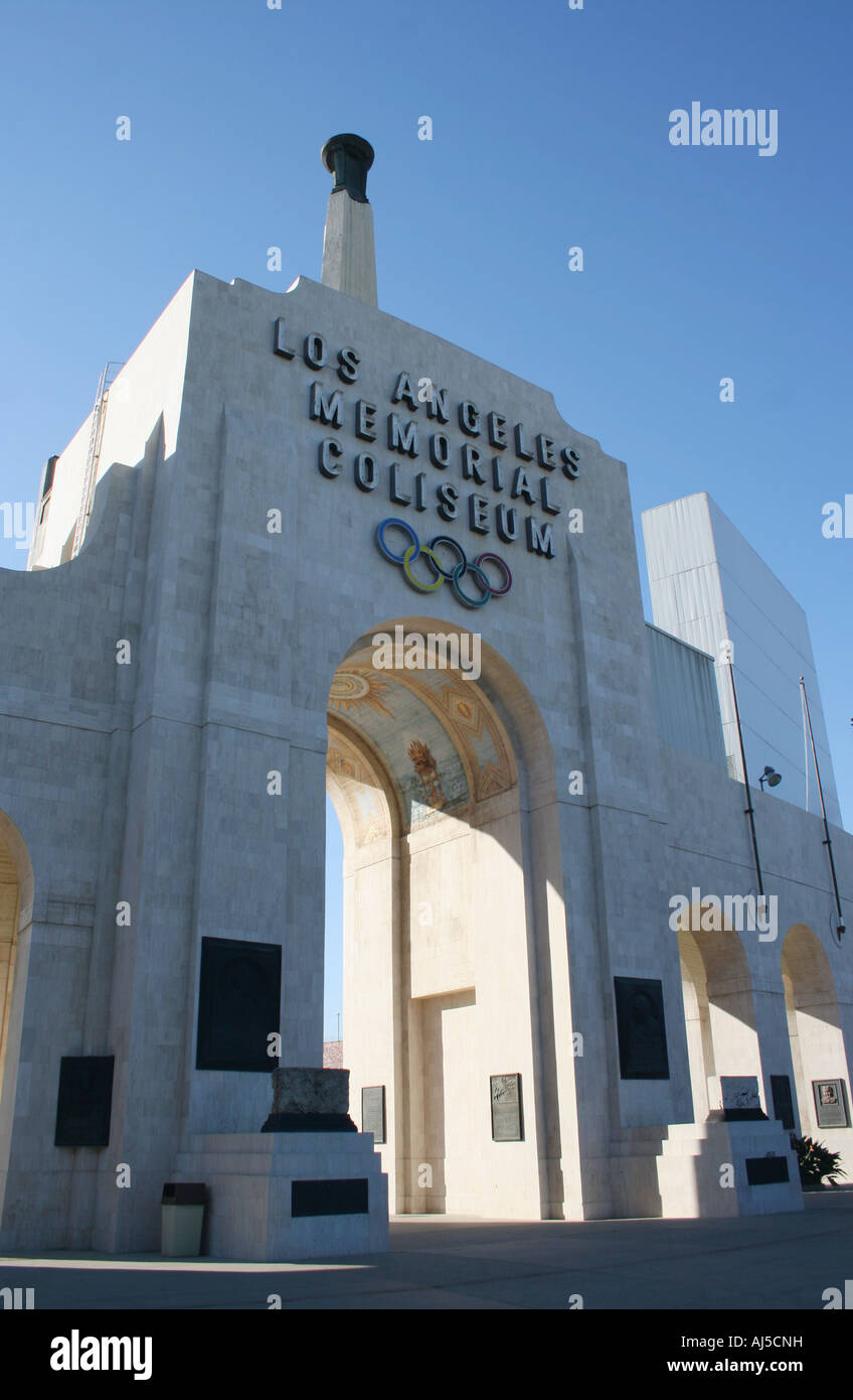 Los angeles memorial coliseum hi-res stock photography and images - Alamy