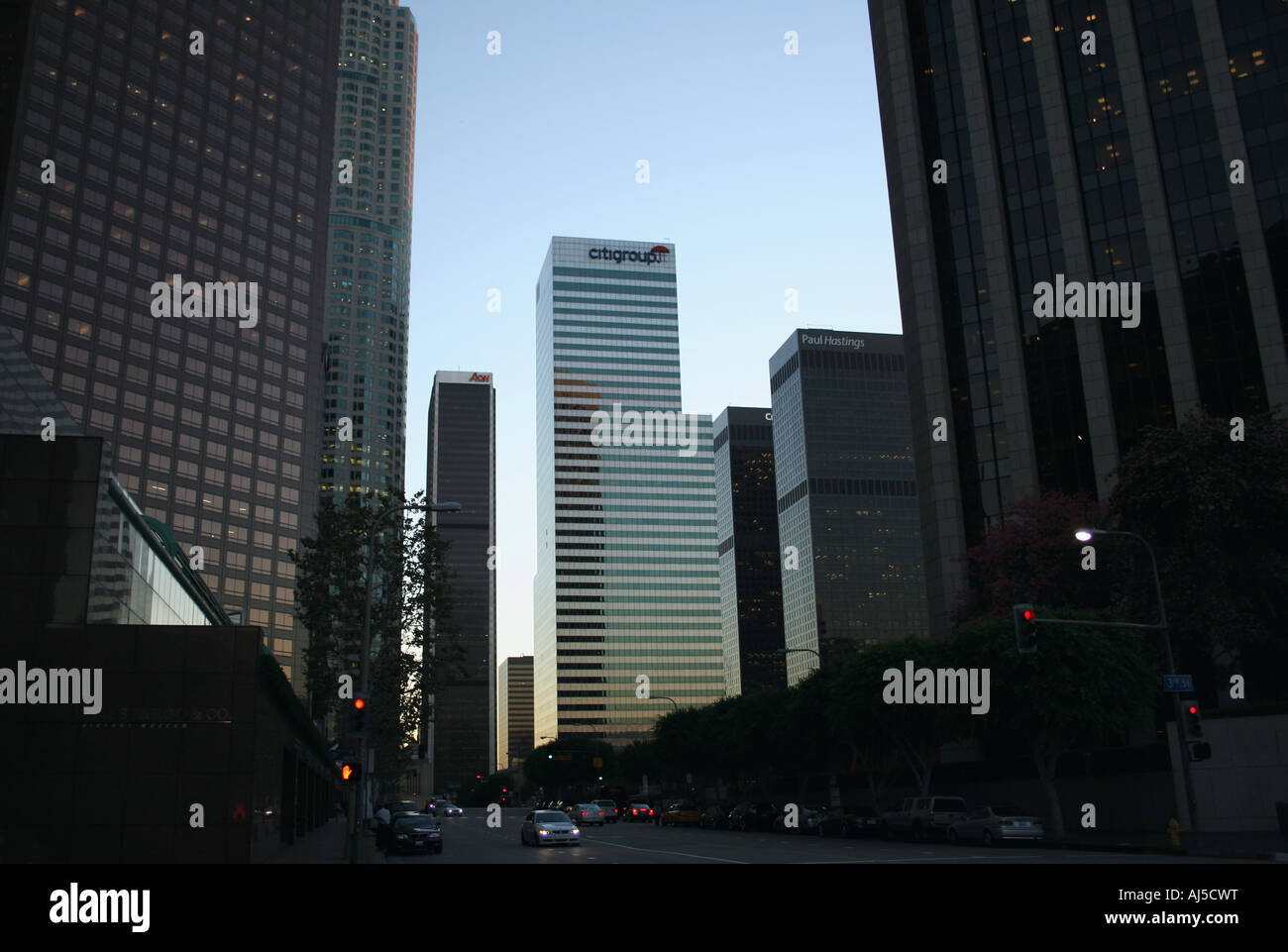 Los angeles skyline october 2007 hi-res stock photography and images ...