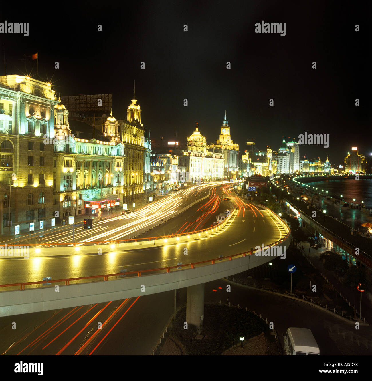 The Bund at night, Shanghai, China Stock Photo - Alamy