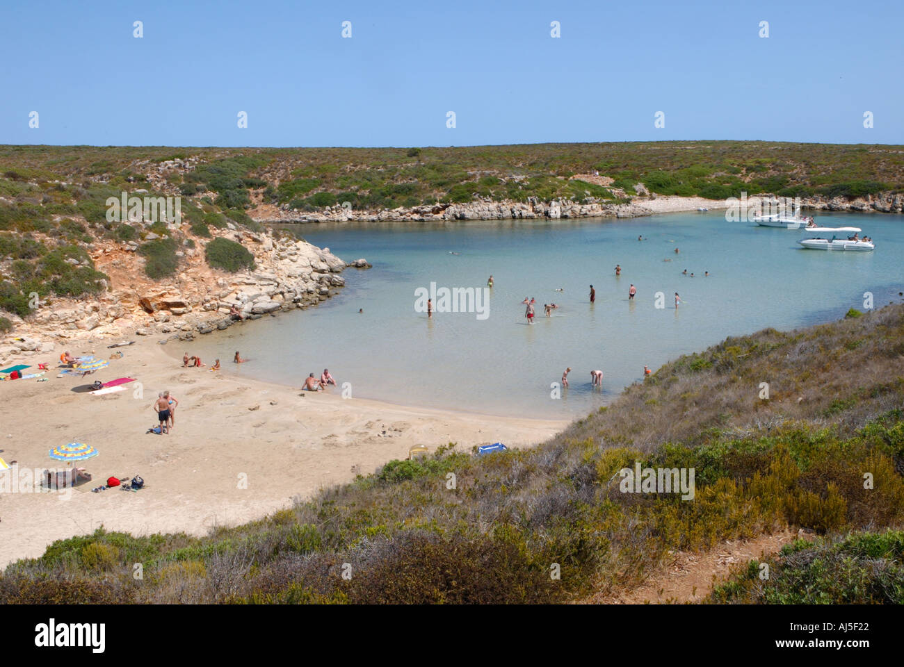Secluded menorca cove hi-res stock photography and images - Alamy