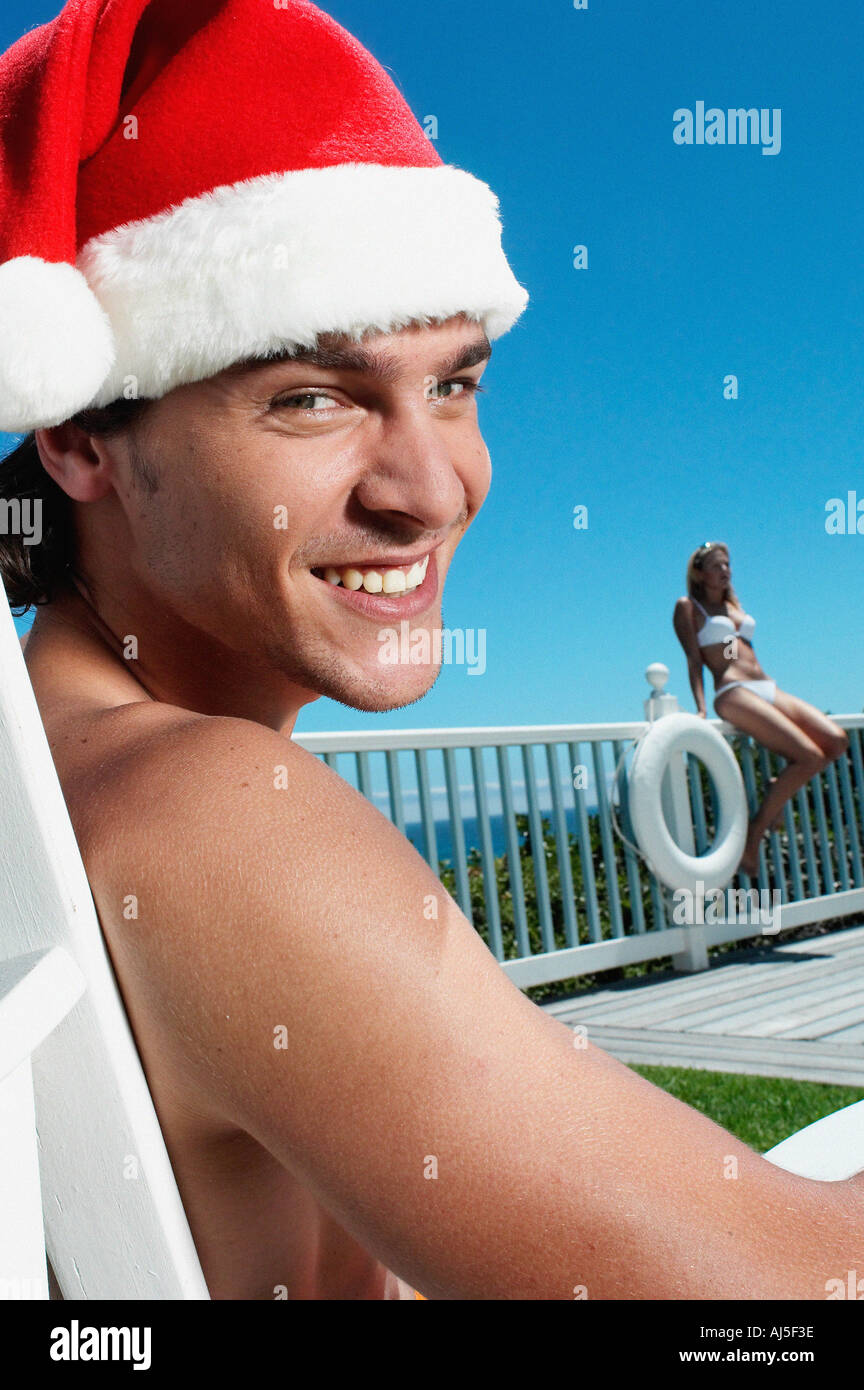 Christmas in the summer Stock Photo - Alamy
