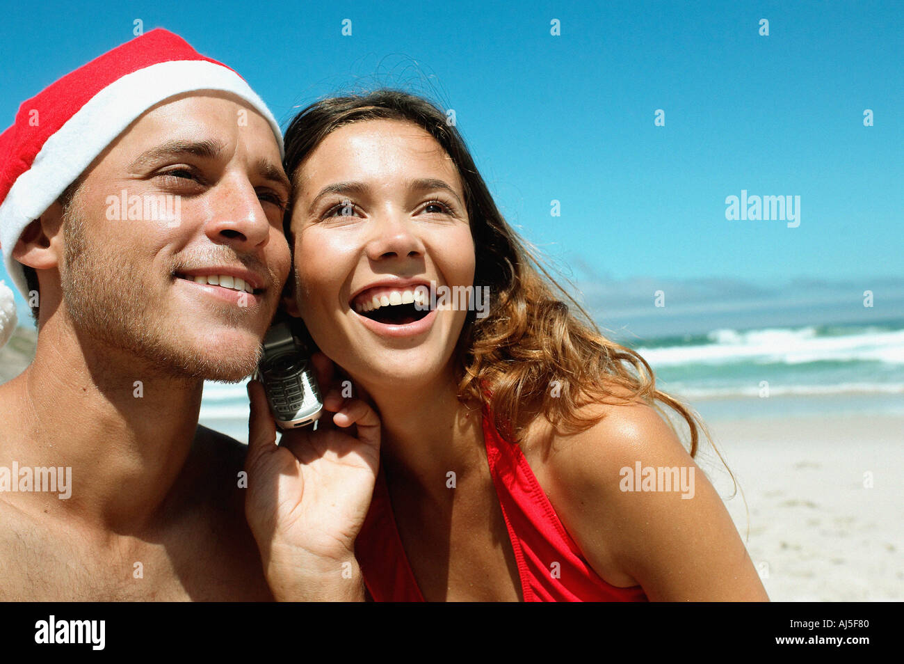 Christmas on the beach Stock Photo - Alamy