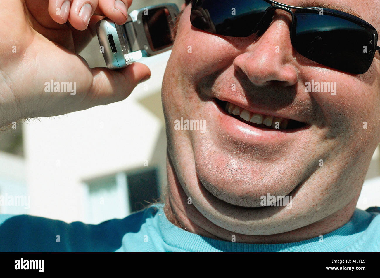 Man With Double Chin High Resolution Stock Photography and Images - Alamy