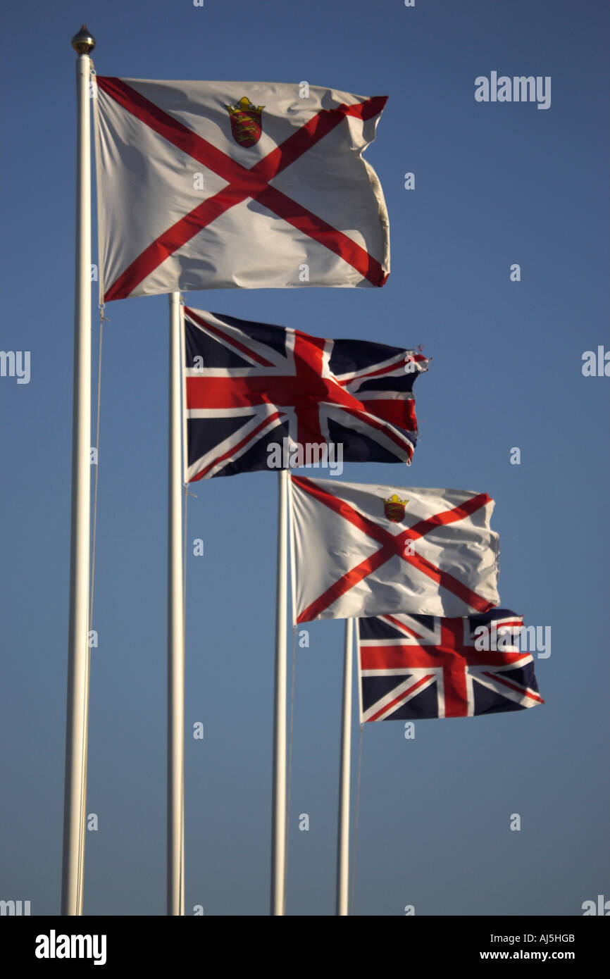 Flag st helier channel islands hi-res stock photography and images - Alamy