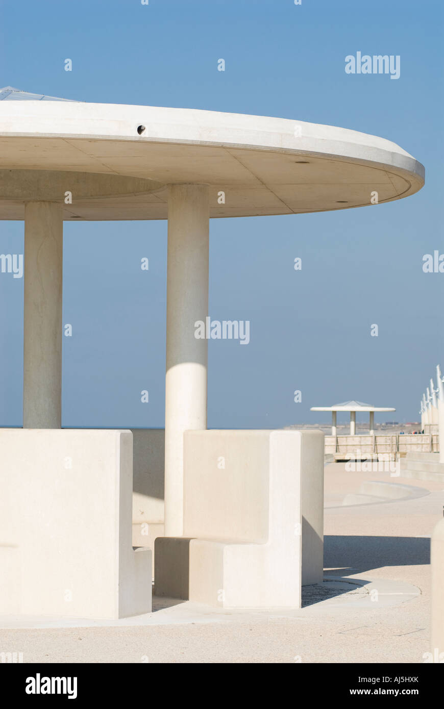 Cleveleys Promenade on the Fylde Coast Stock Photo - Alamy