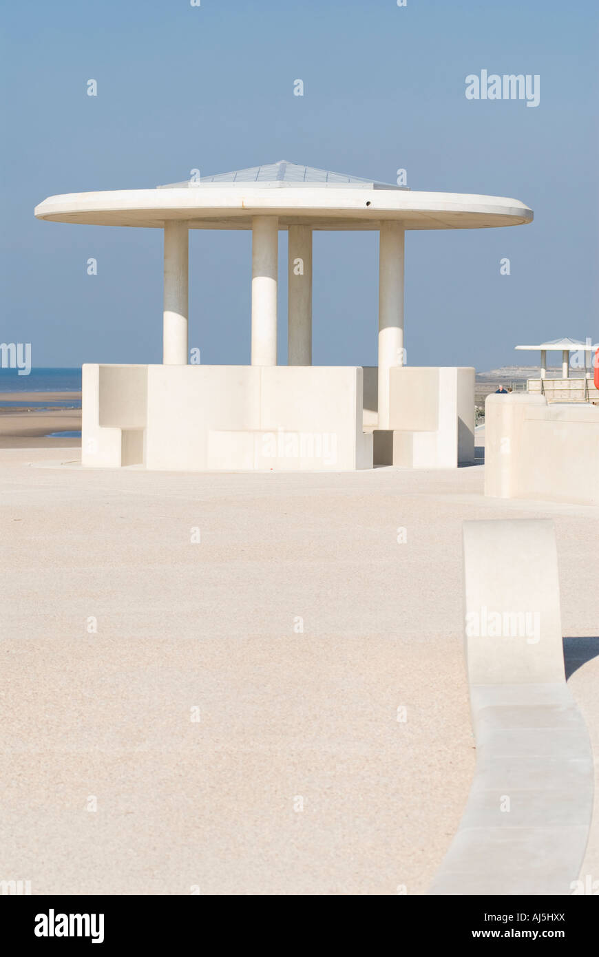 Cleveleys Promenade on the Fylde Coast Stock Photo - Alamy
