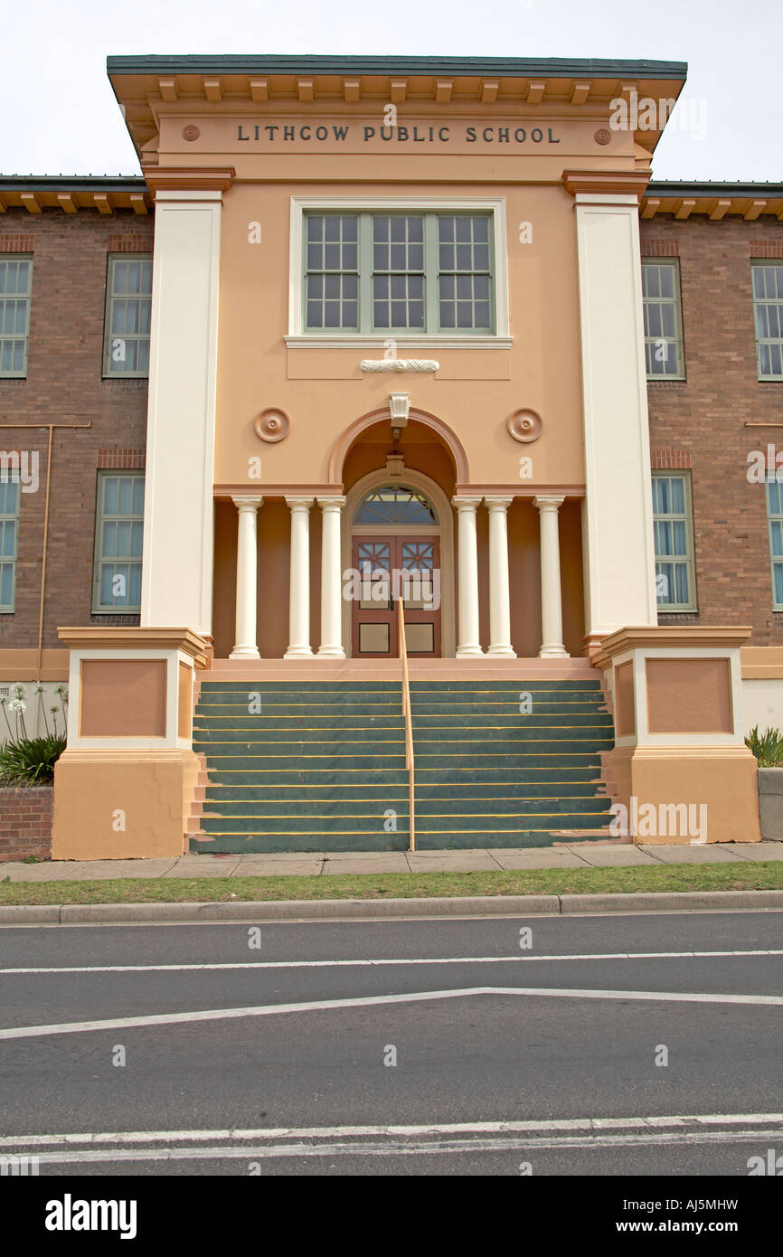 Lithgow Public School in town of Lithgow Blue Mountains New South Wales ...
