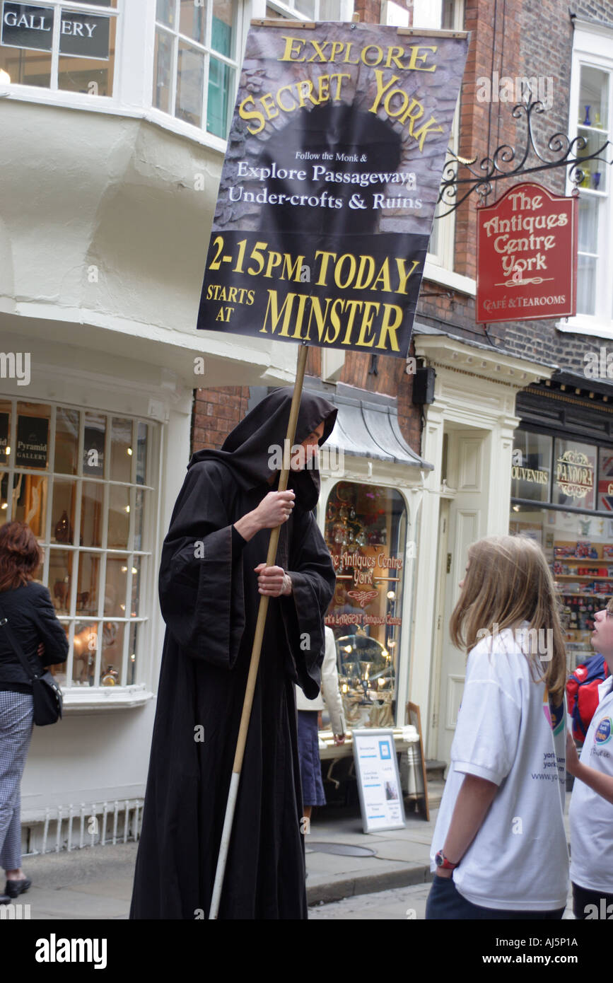 tour guide york Stock Photo - Alamy