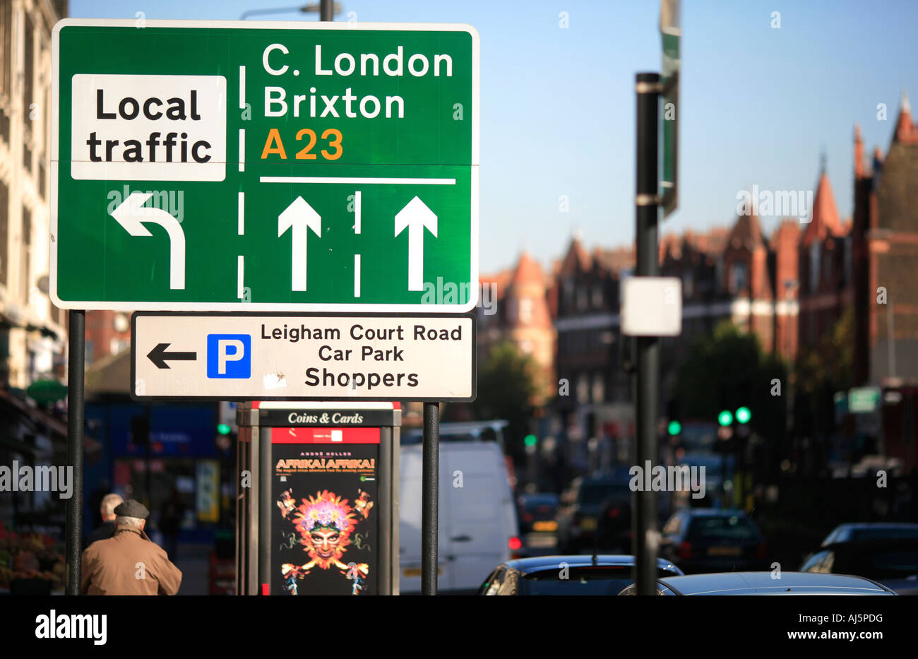 Brixton road sign hi-res stock photography and images - Alamy