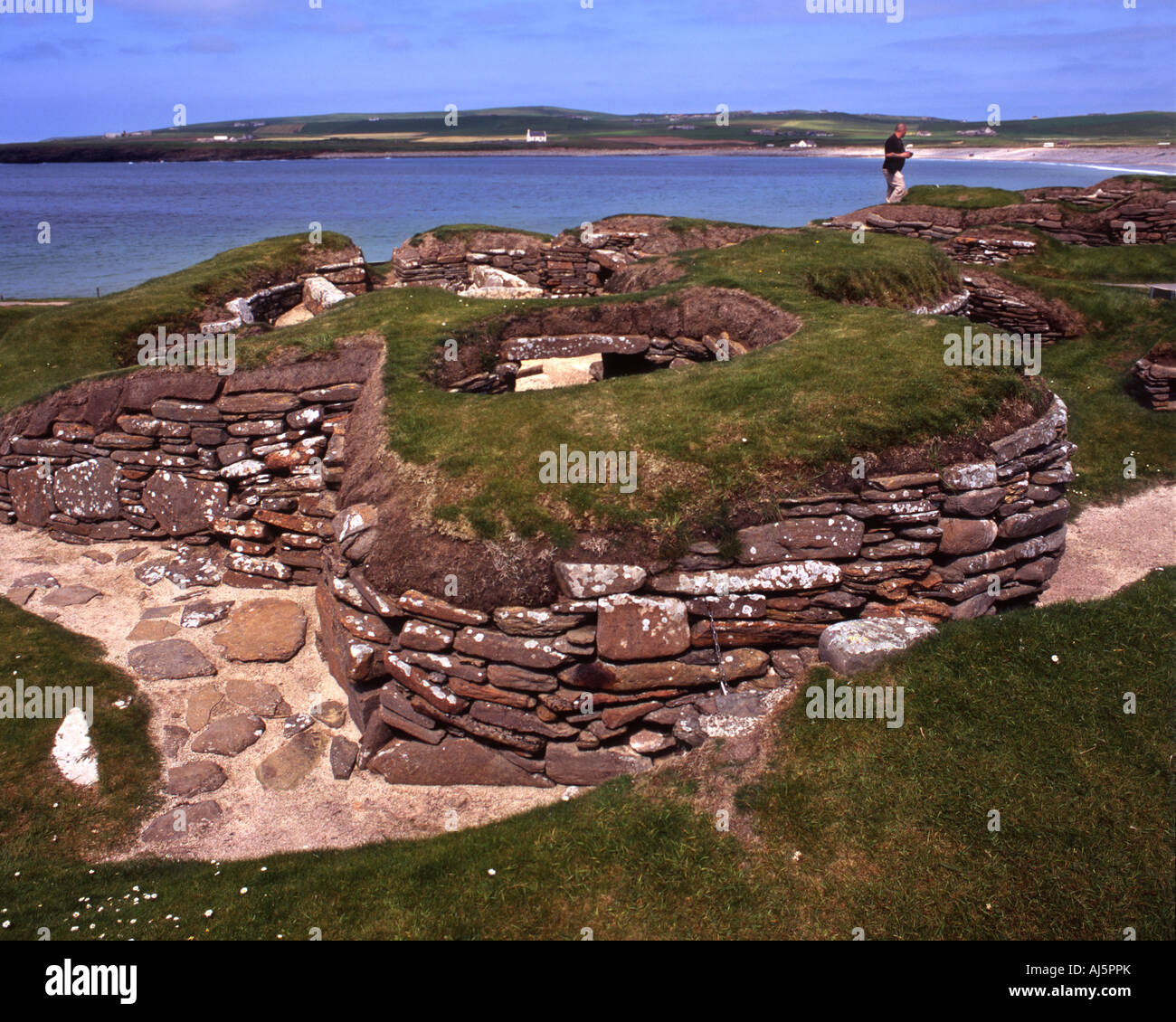 Skara Brae Neolithic Village, Orkney, UK Stock Photo - Alamy