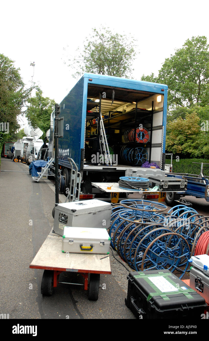 Tv Broadcast Vehicles High Resolution Stock Photography and Images - Alamy