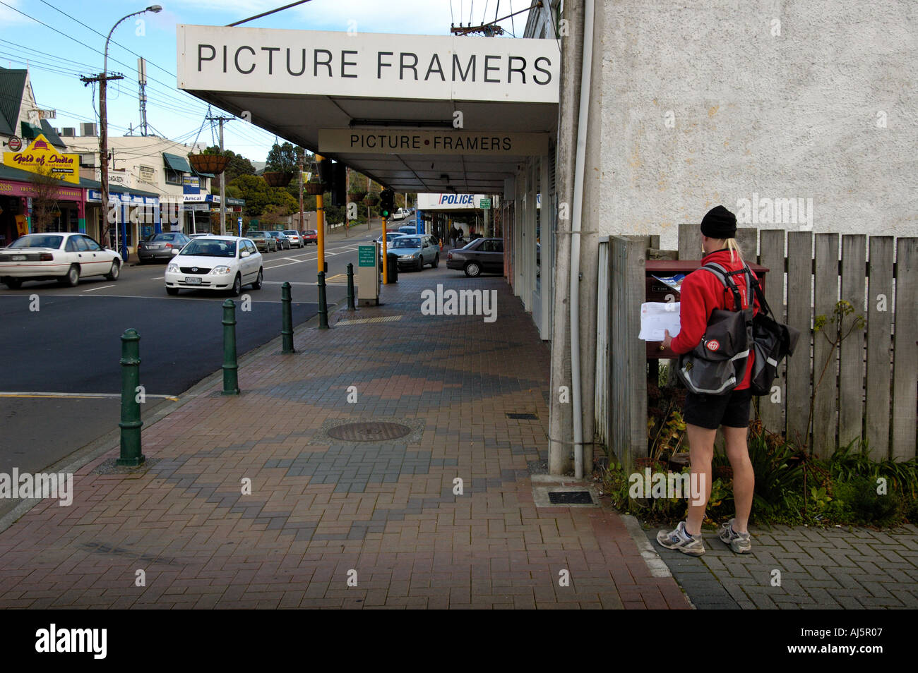 Postman in shorts hi-res stock photography and images - Alamy