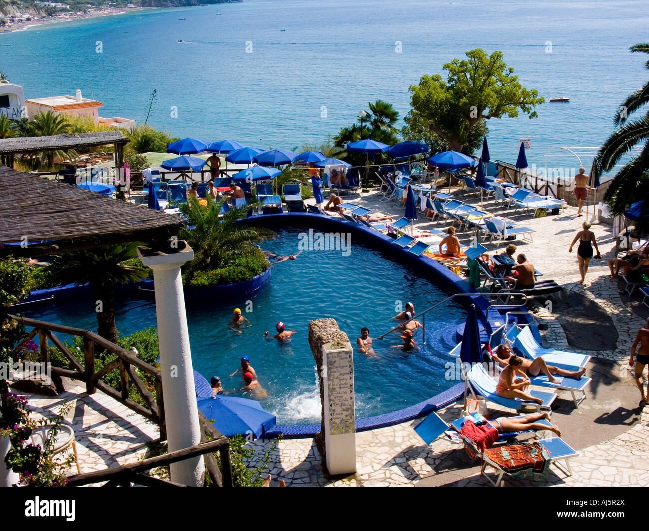 aphrodite thermal baths, Ischia, Italy Stock Photo - Alamy