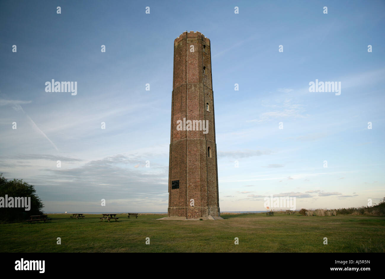 The tower at the Naze Walton on the Naze Essex England UK Stock Photo ...