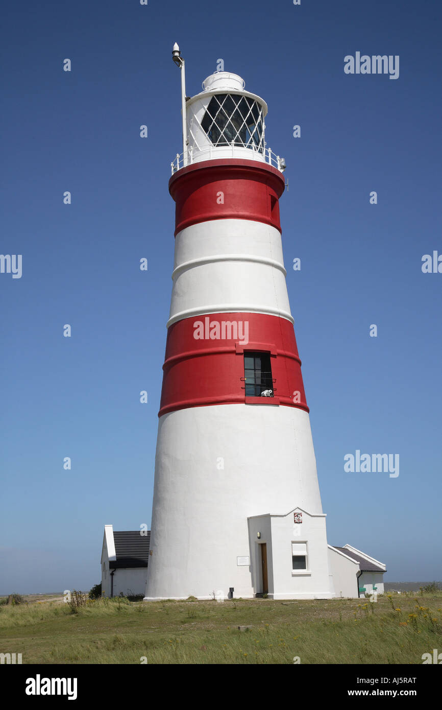 Lighthouse at Orford Ness National Nature Reserve, Suffolk Stock Photo ...