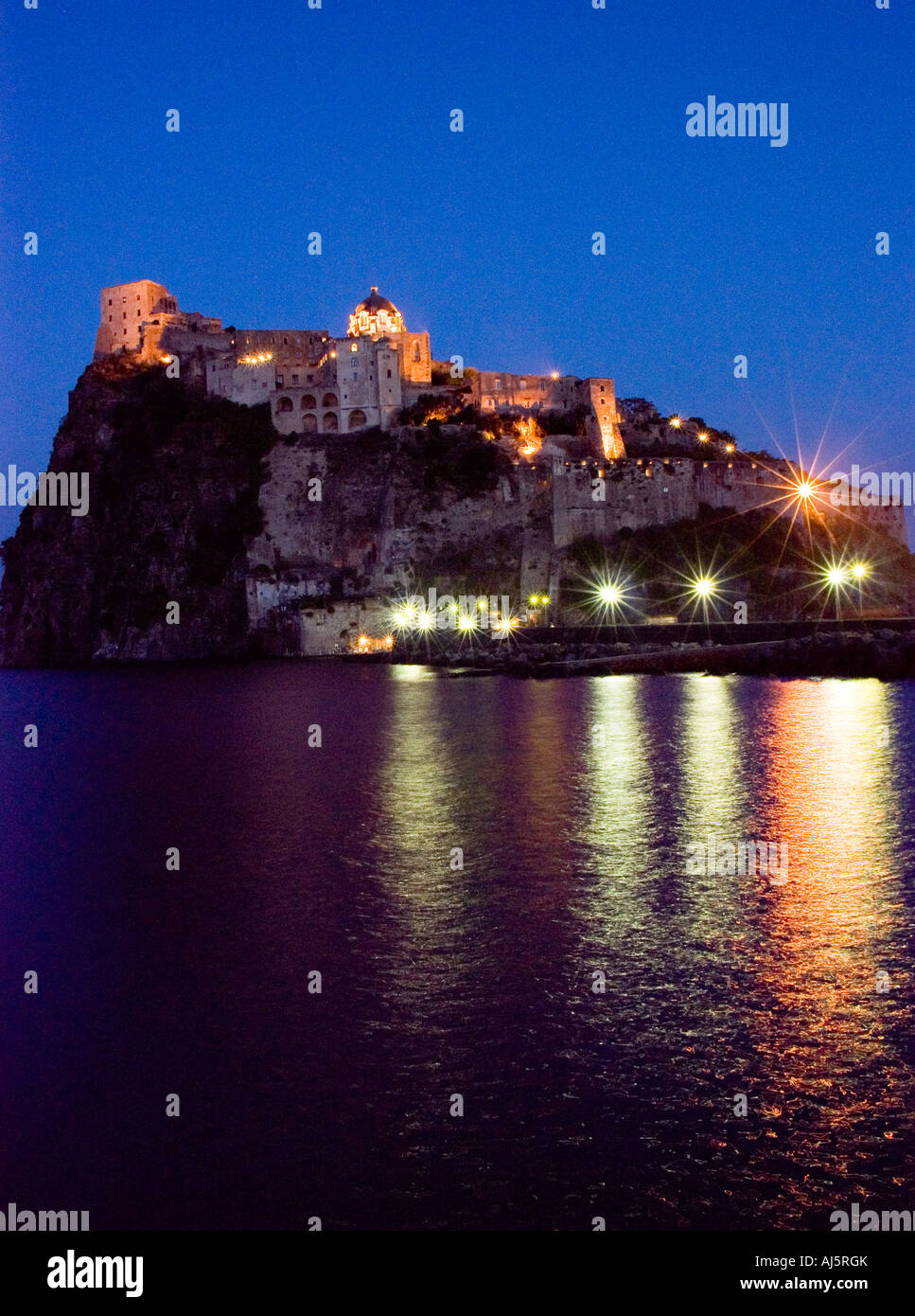 Castello Aragonese Castle Ischia, Italy Stock Photo - Alamy