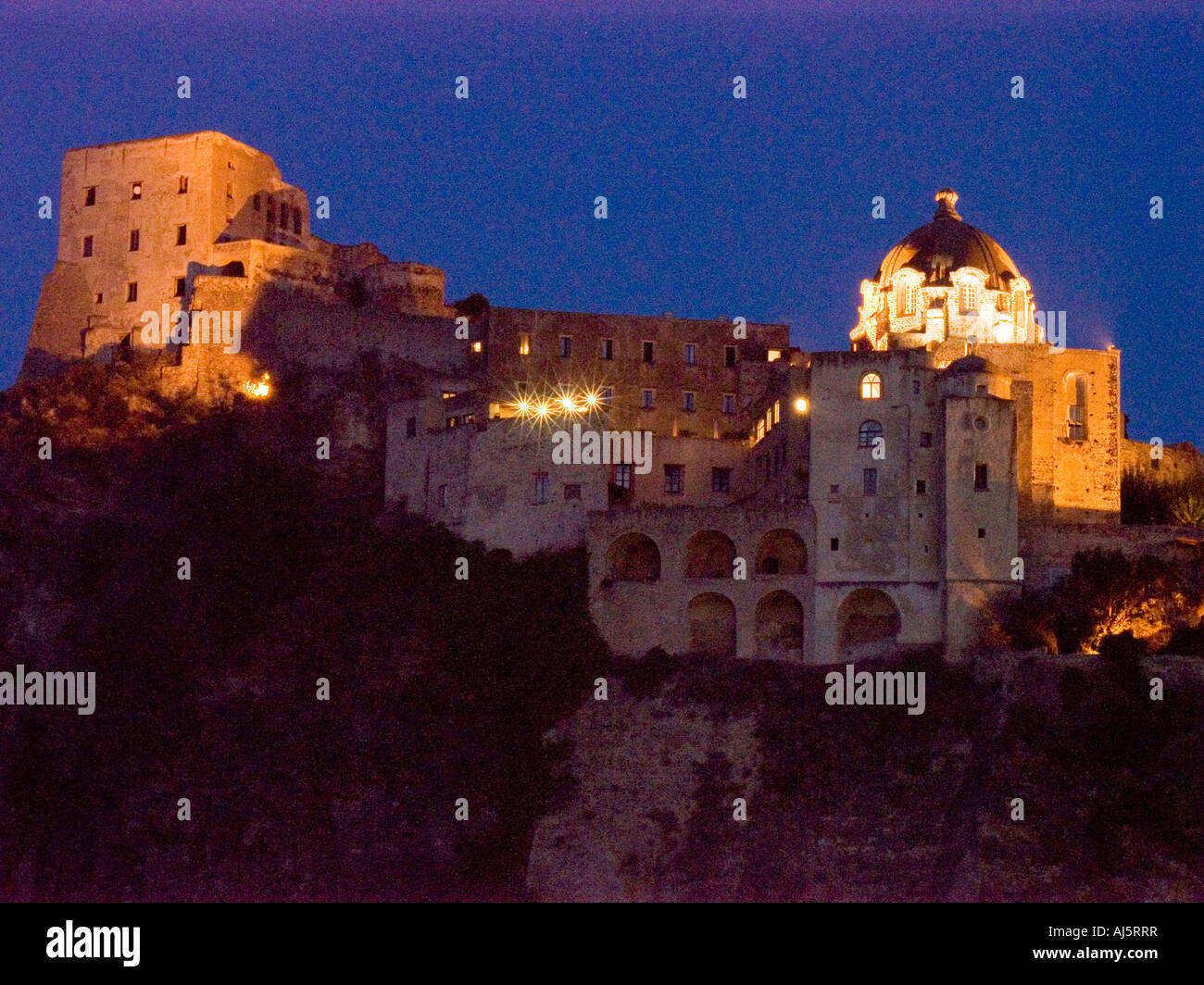 Castello Aragonese Castle Ischia, Italy Stock Photo - Alamy