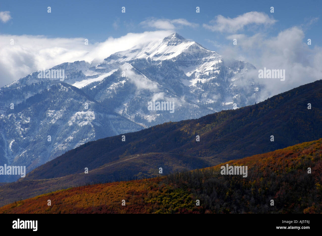 Cascade Mountain in Utah Stock Photo - Alamy