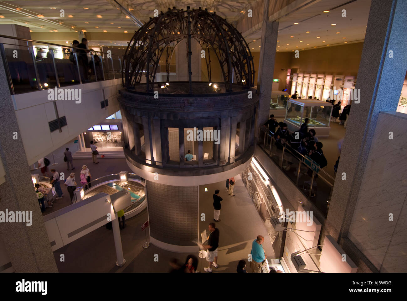 Inside the peace memorial museum Stock Photo - Alamy