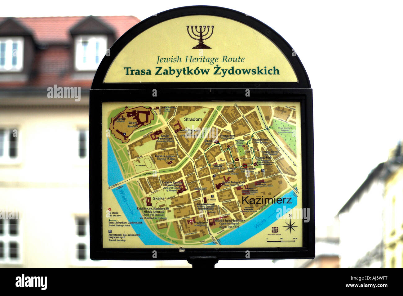 Map of jewish quarter hi-res stock photography and images - Alamy
