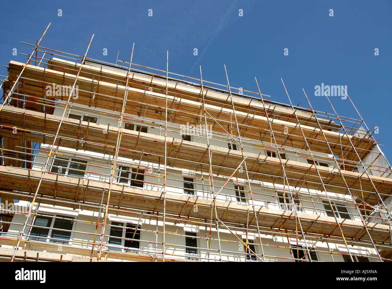 Middlesex University construction site in Colindale London Stock Photo ...