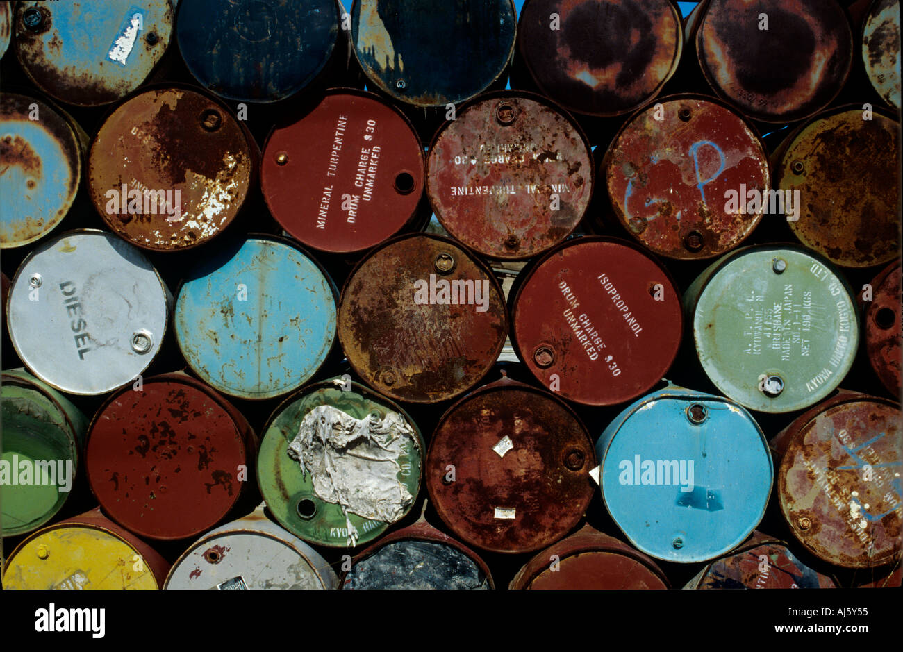 Gallon drums hi-res stock photography and images - Alamy