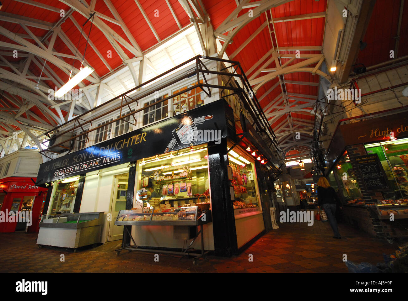 Oxford covered market butcher hi-res stock photography and images - Alamy