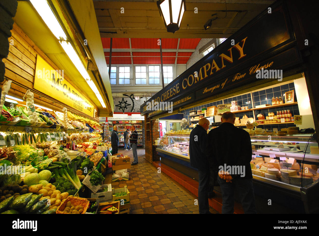 OXFORD, UK. The Covered Market Stock Photo - Alamy