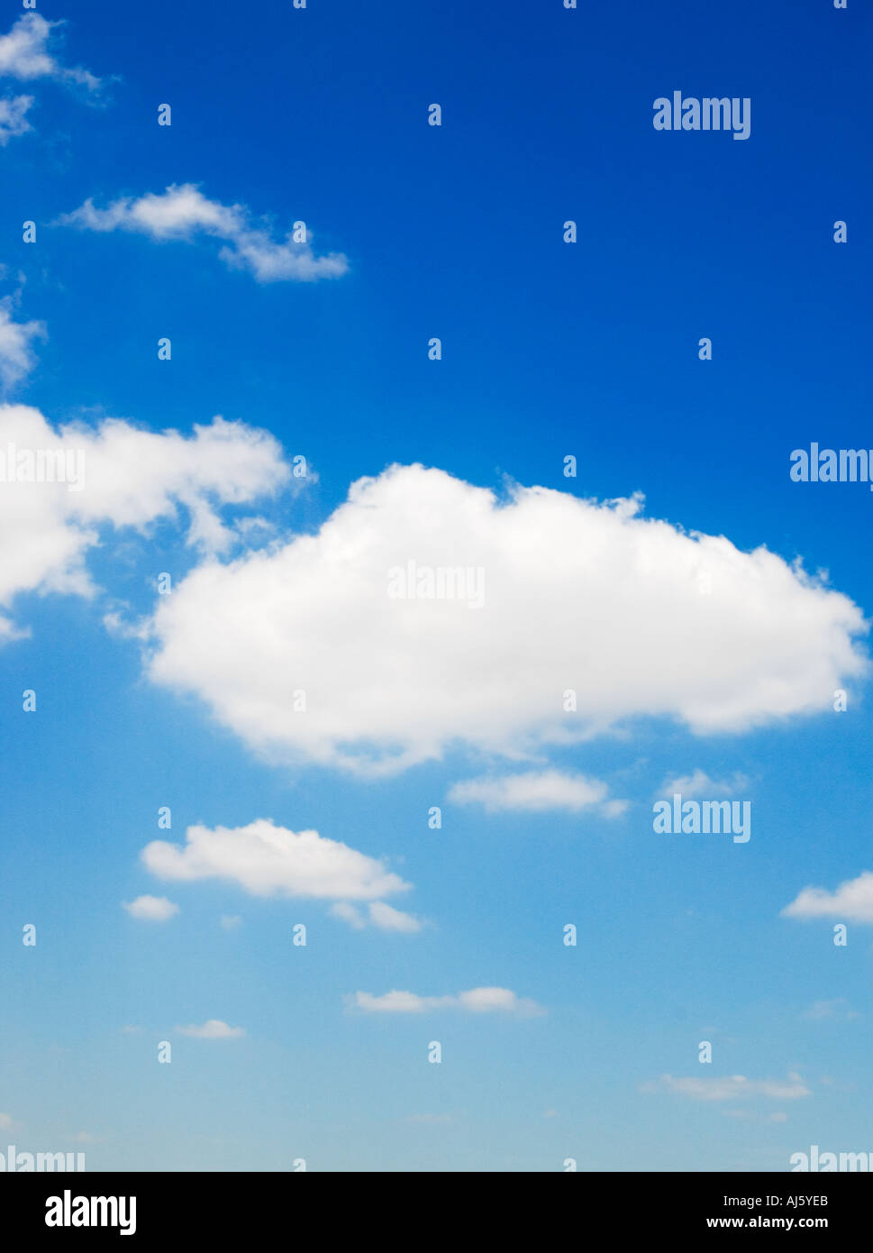 Fluffy cumulus clouds Stock Photo - Alamy