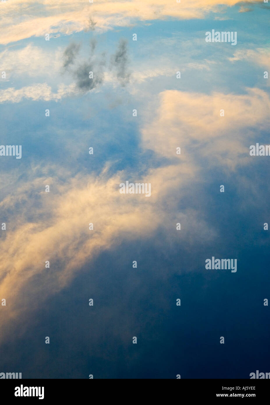 Stock Photo Showing Cumulus Clouds Stock Photo - Alamy