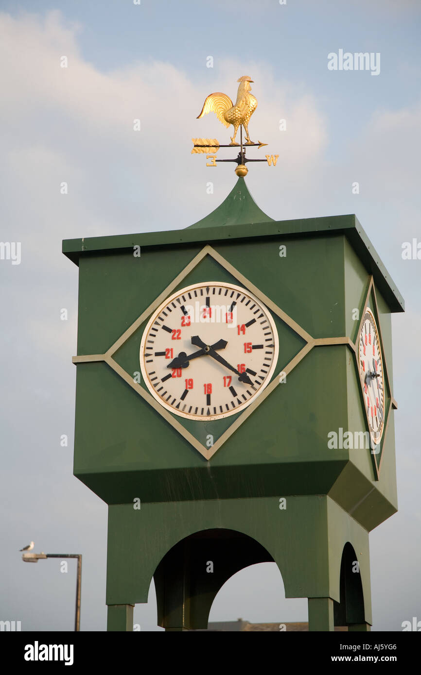 Clock Weston super mare, Somerset Stock Photo - Alamy