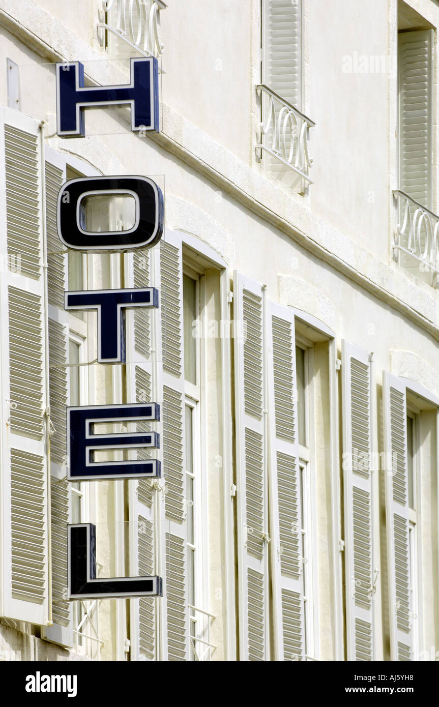 hotel sign commissariat general au tourisme hotel de tourisme blue H la ...