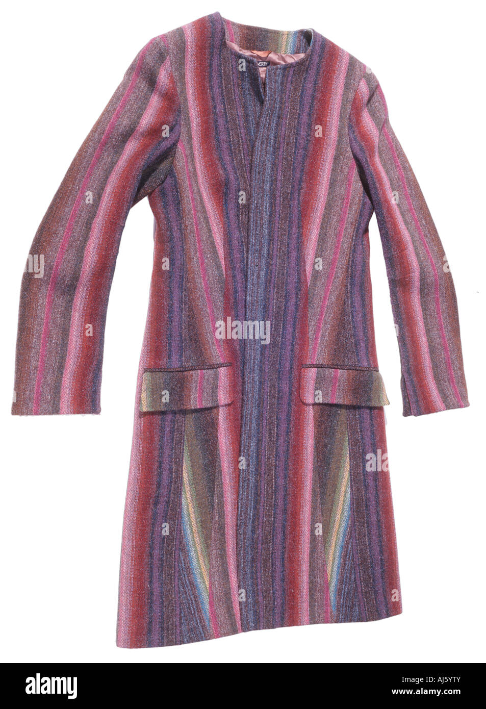 Liberty striped ladies coat Stock Photo - Alamy