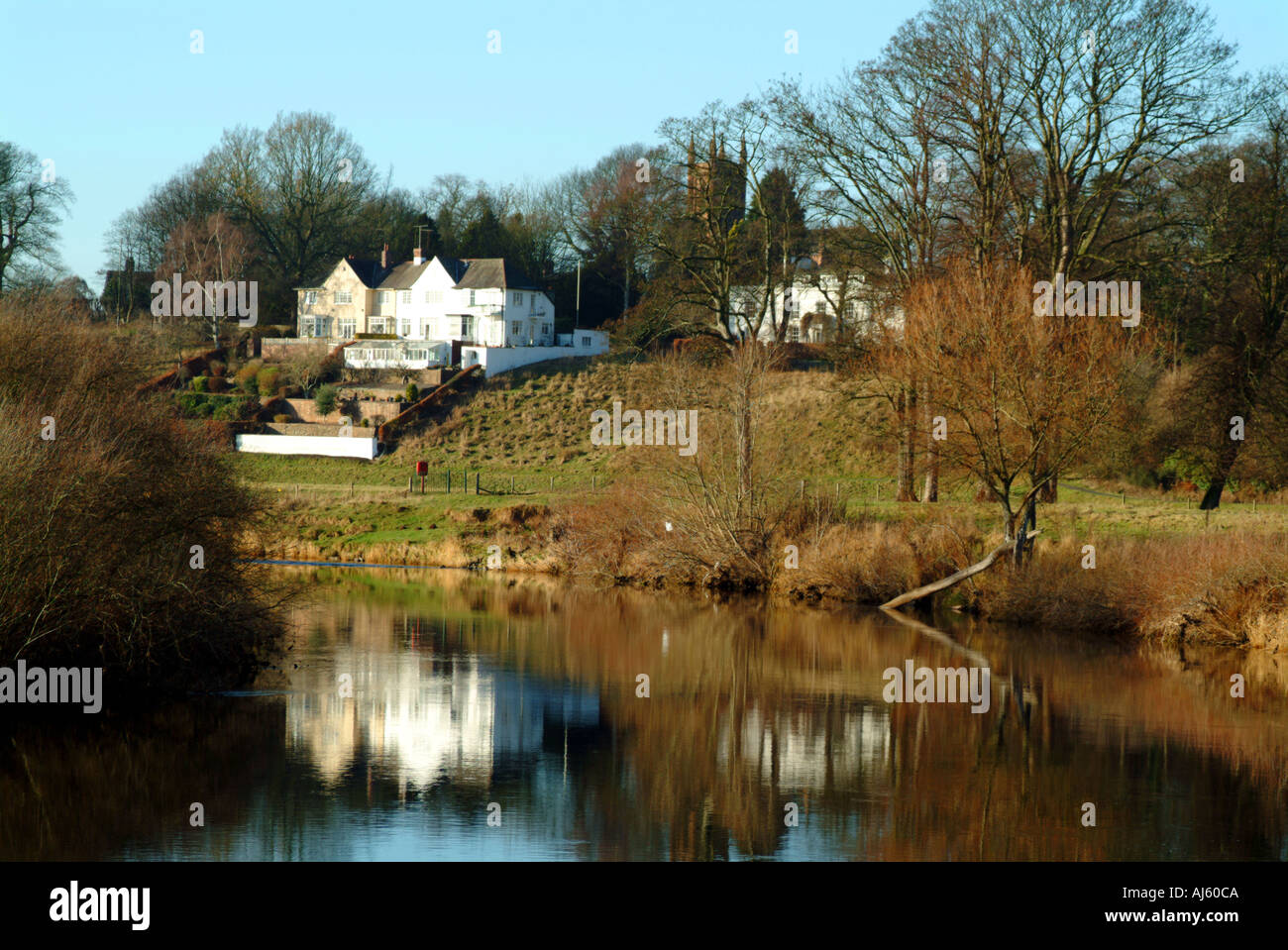 River Eden Rickerby Park Carlisle Cumbria Stock Photo - Alamy