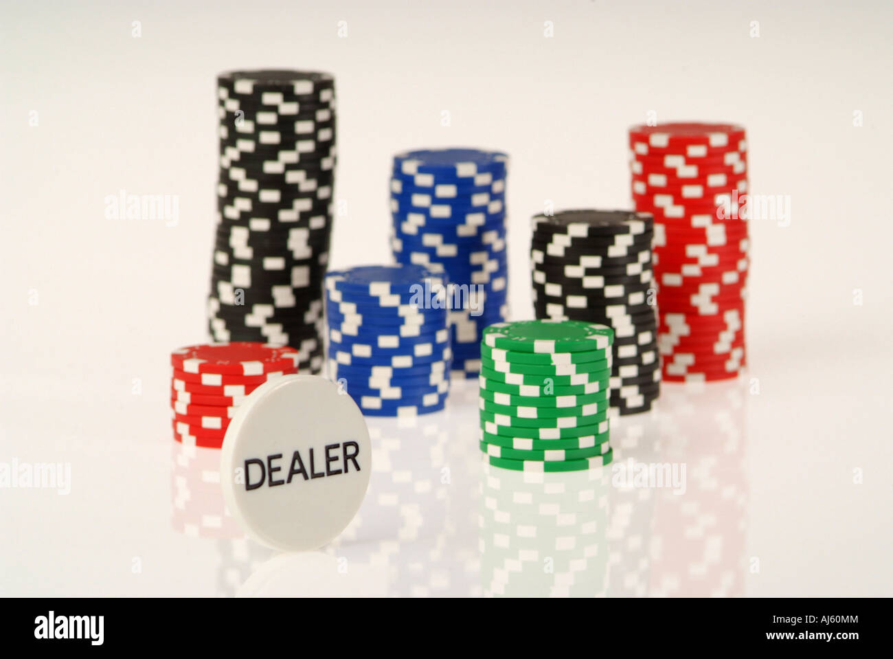 stacks of poker chips Stock Photo - Alamy