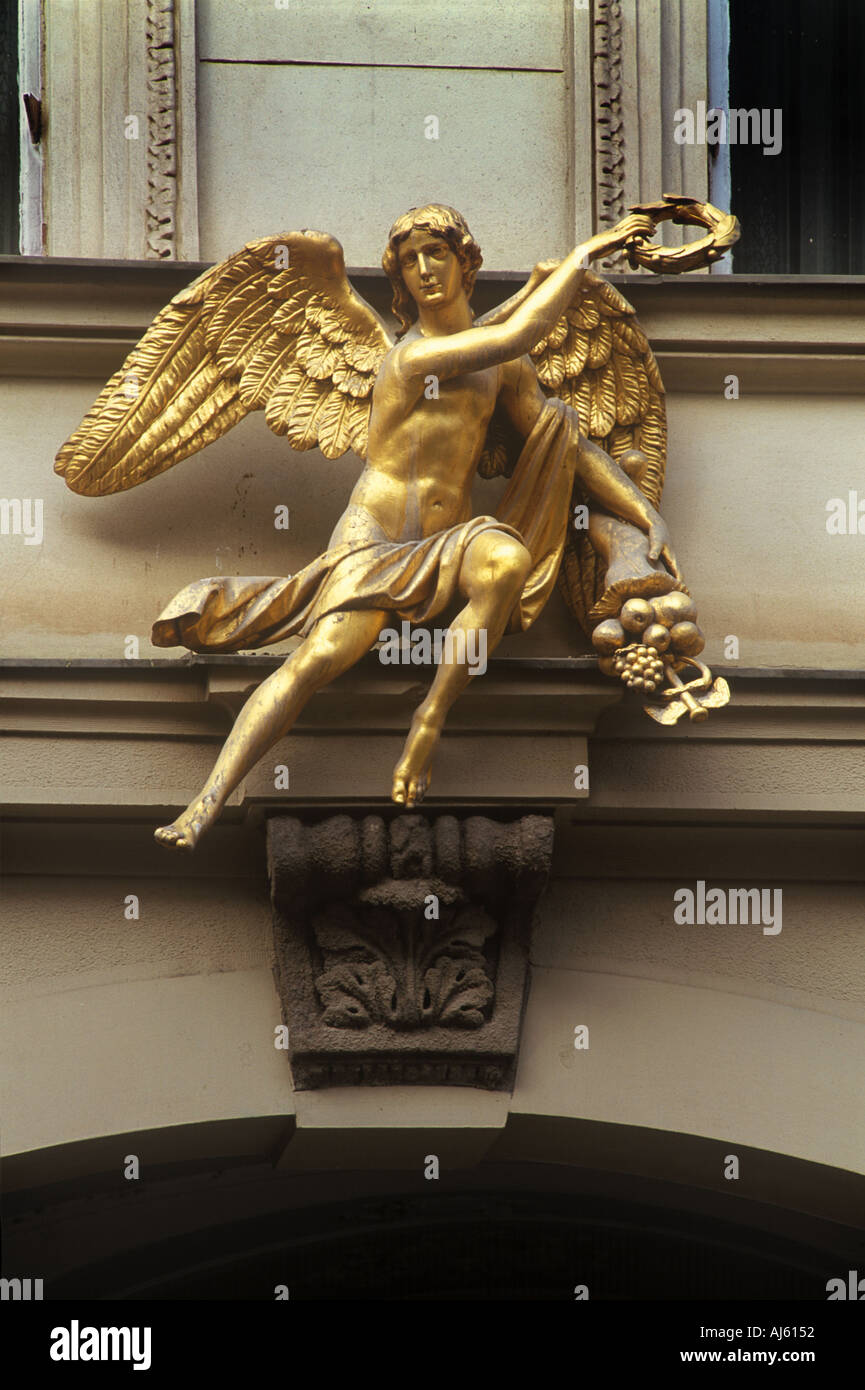 Angel horn angel wings hi-res stock photography and images - Alamy