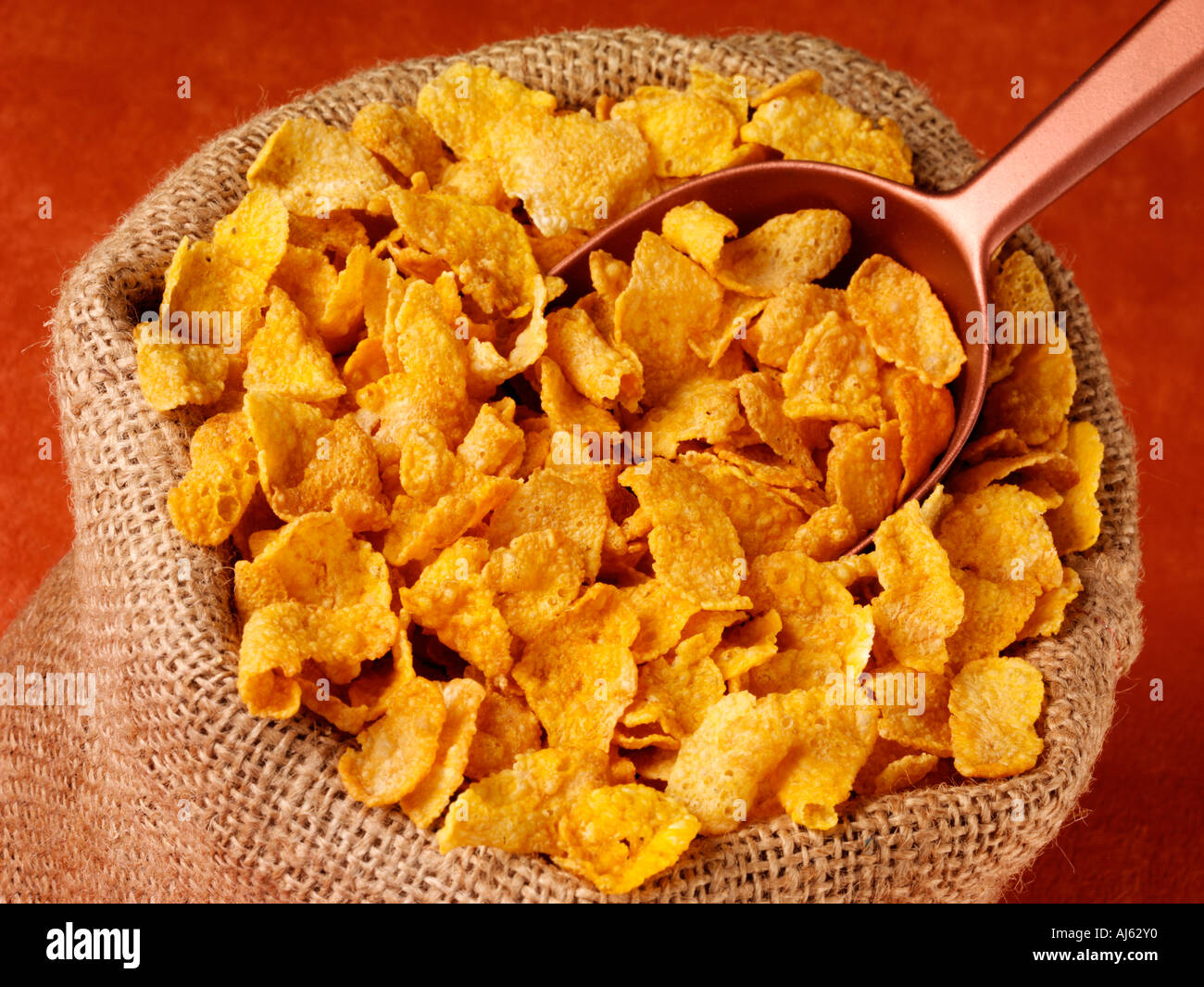 SACK OF CORNFLAKES Stock Photo - Alamy
