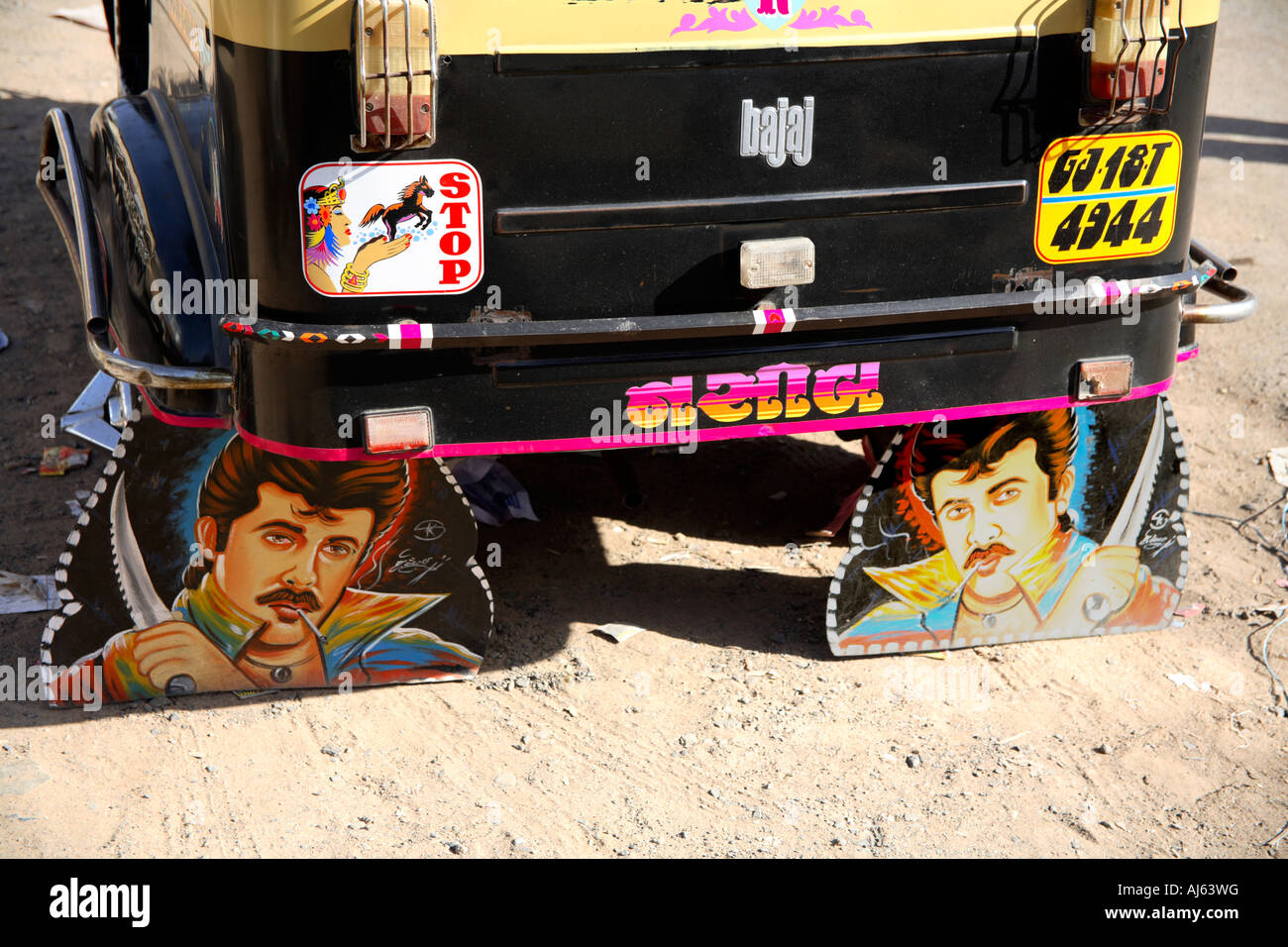 Painted graphic of cool Indian dude with slick hair and moustache on ...