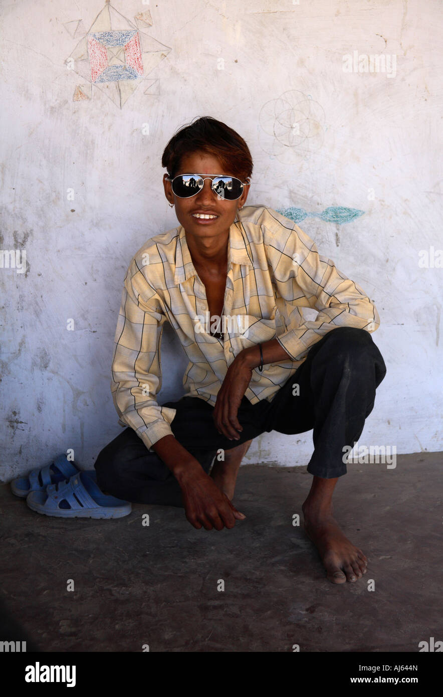 Handsome young man india village hi-res stock photography and images ...
