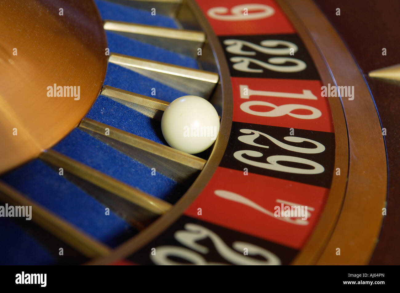 Roulette wheel ball hi-res stock photography and images - Alamy