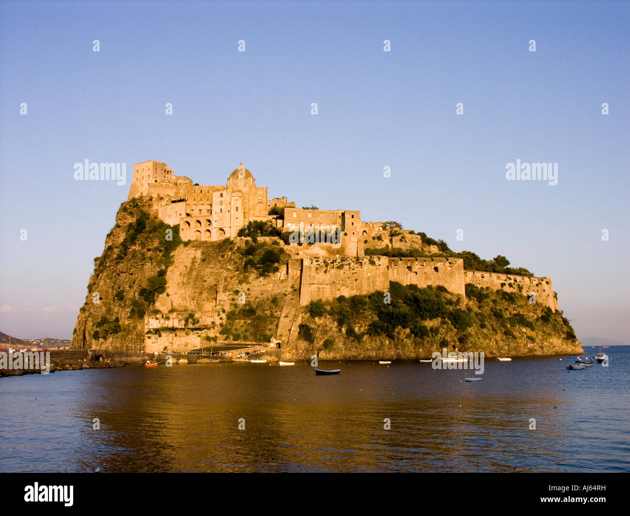 Castello Aragonese Castle Ischia, Italy Stock Photo - Alamy