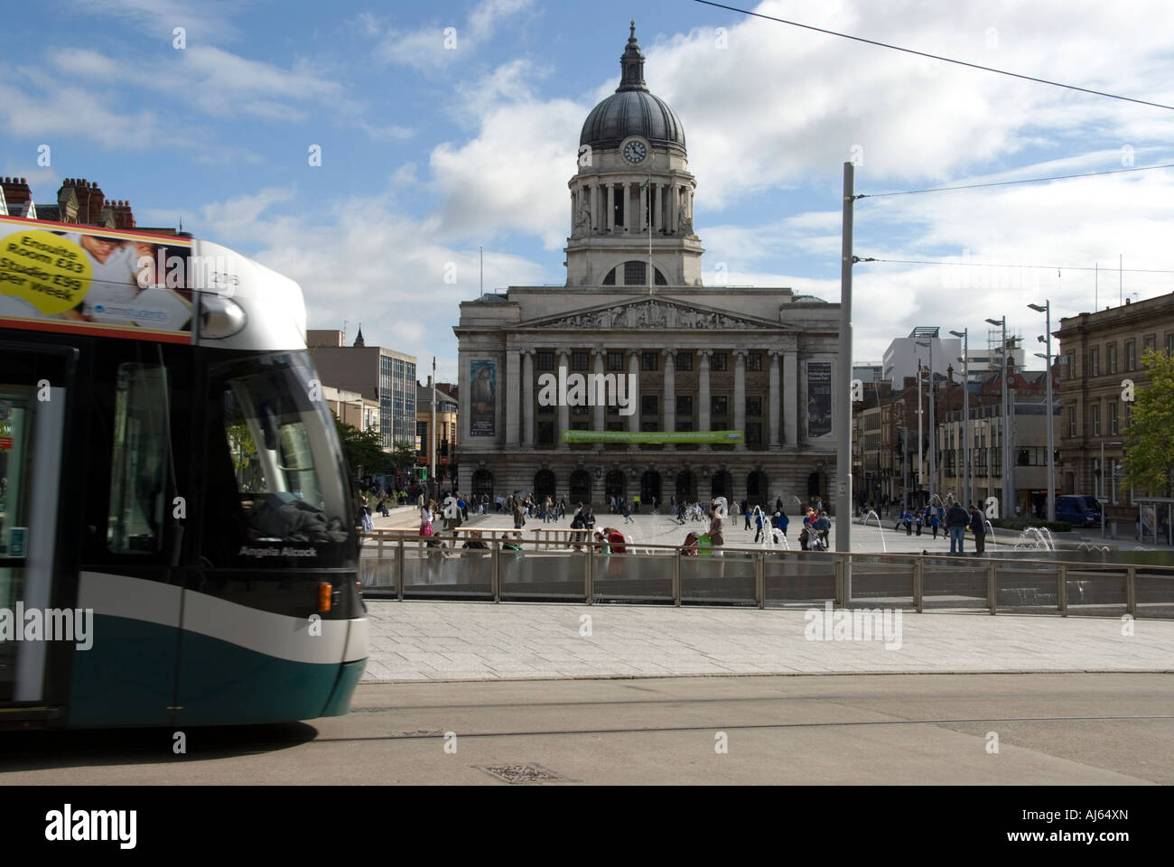 Stock Photo of the Council House in slab square Nottingham England ...