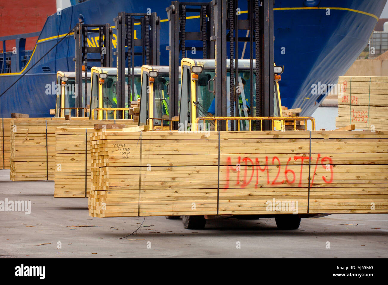 Timber importing ports hi-res stock photography and images - Alamy