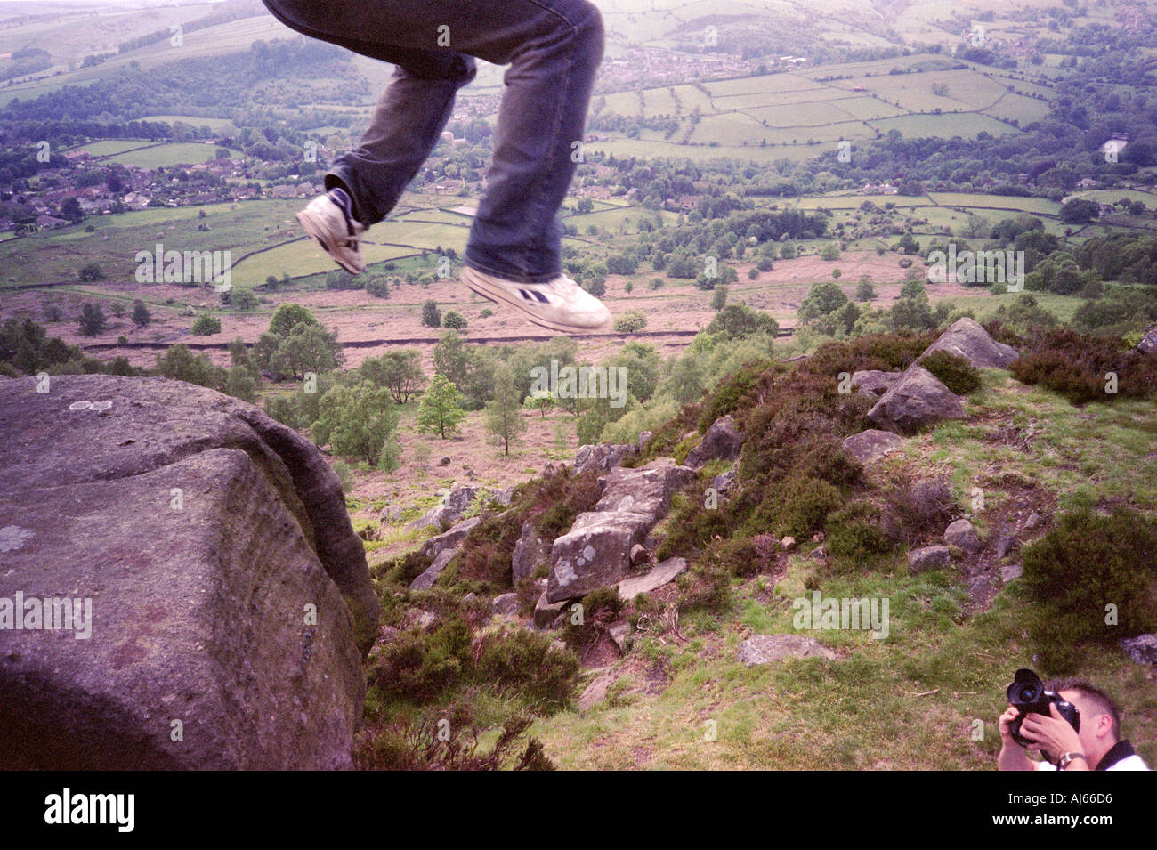 Man jumps from height hi-res stock photography and images - Alamy