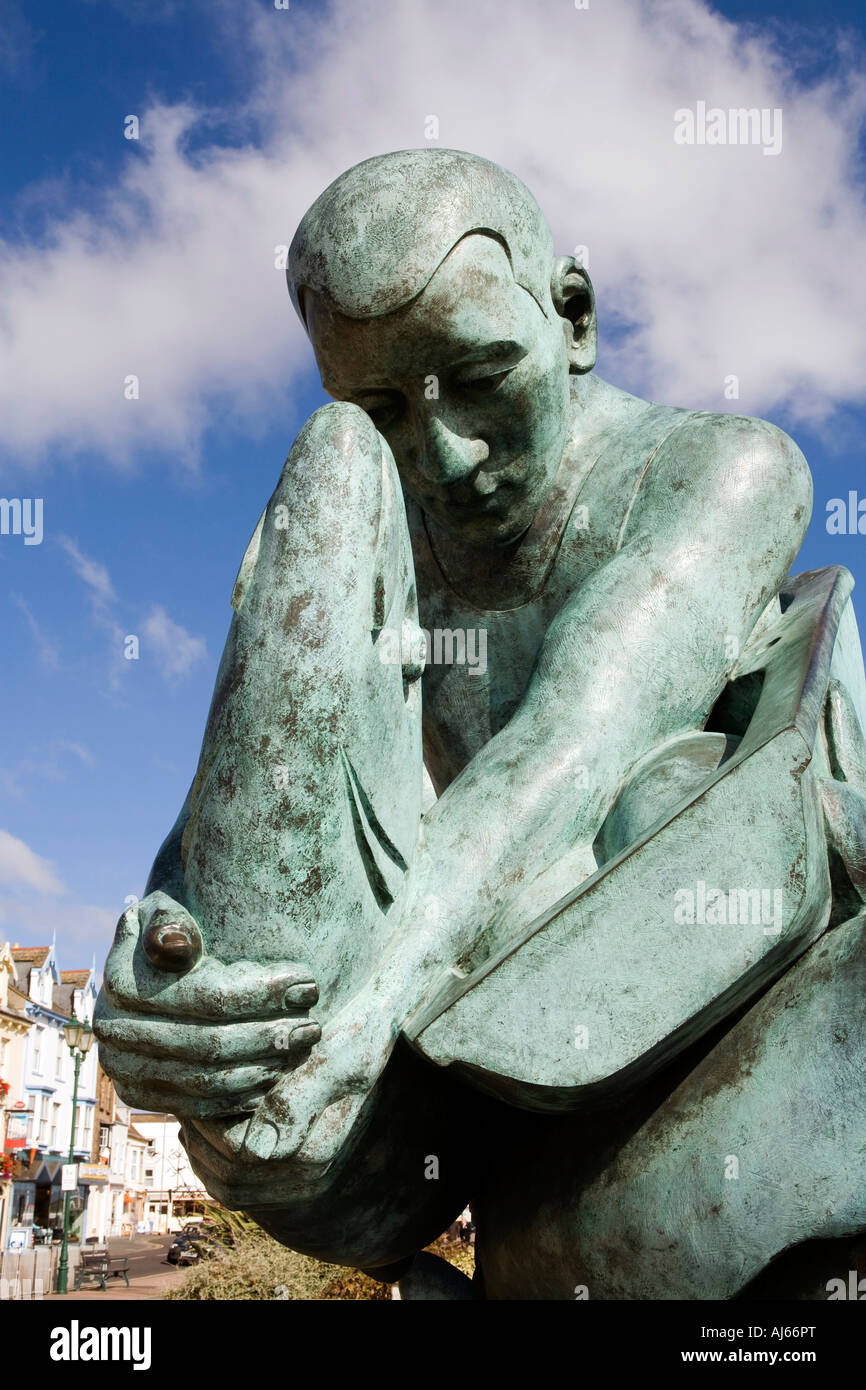 UK Kent Deal seafront Embracing the Sea bronze sculpture by Jon Buck ...
