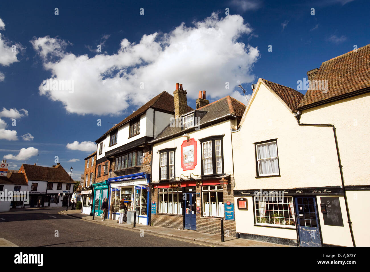 UK Kent Sandwich Cattle Market Market Inn Stock Photo - Alamy