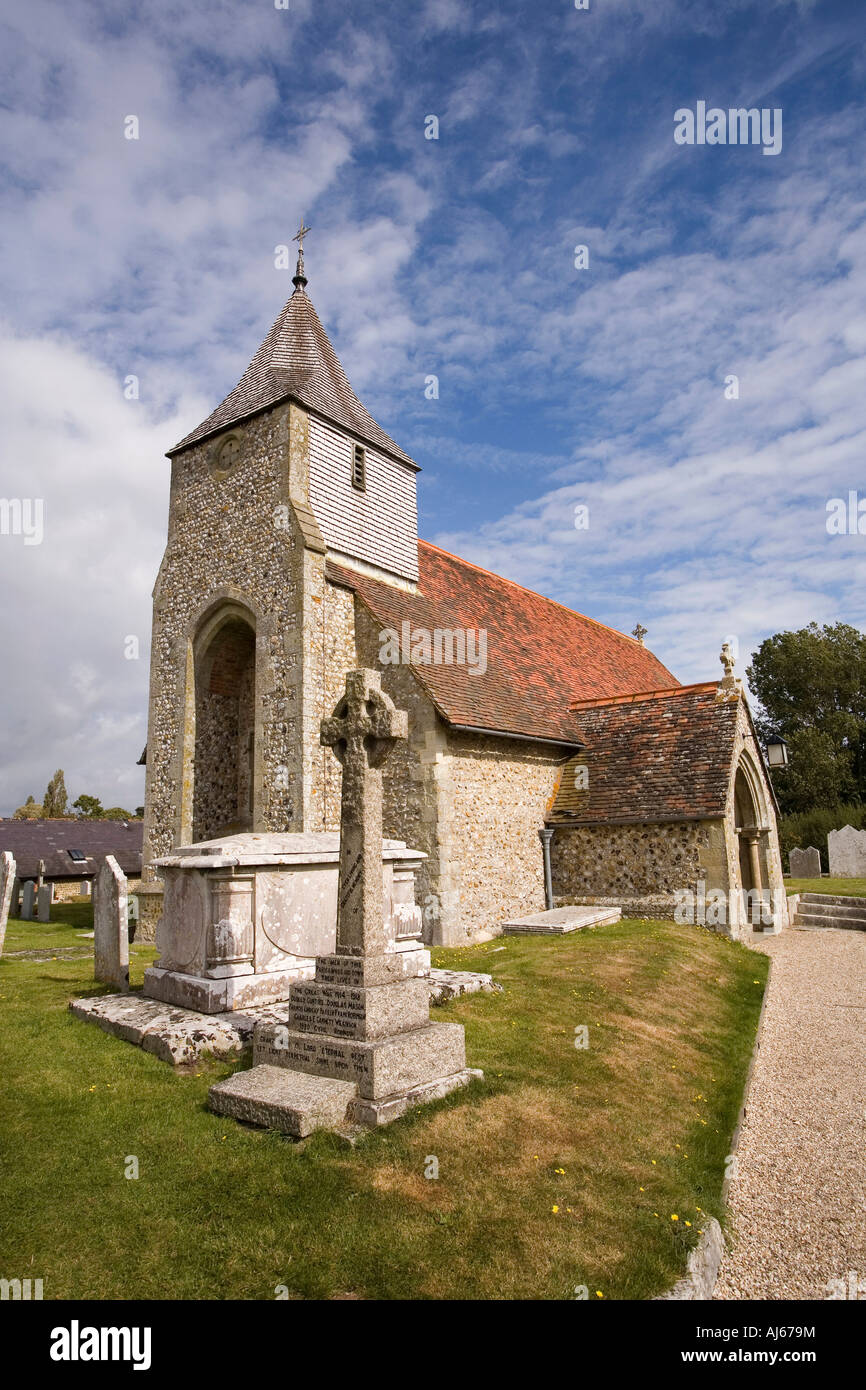 Manhood Peninsula Itchenor Village St Nicolas Parish Church Stock Photo ...