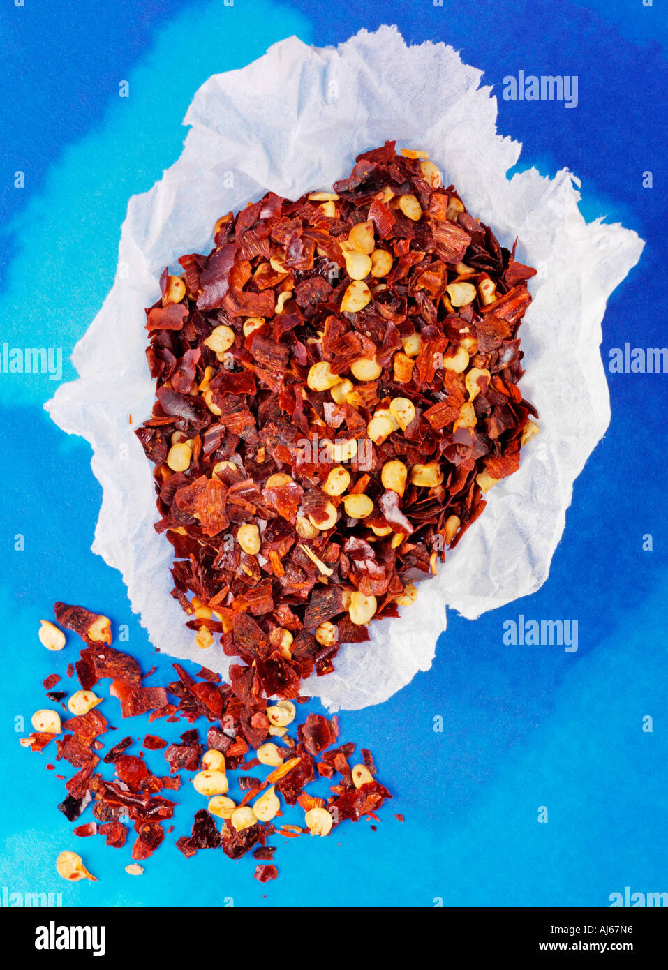 CRUSHED DRIED CHILLIES Stock Photo - Alamy